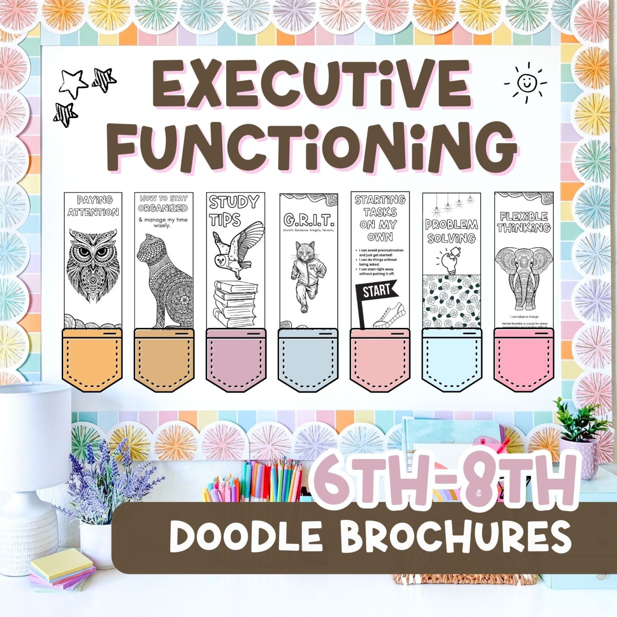 Executive Functioning Brochures Middle School – The Counseling Teacher ...
