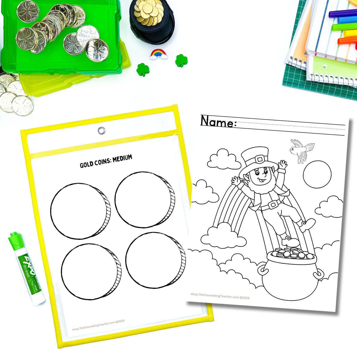 St. Patrick's Day SEL Activity: Shining Shamrocks - Discovering Your I ...