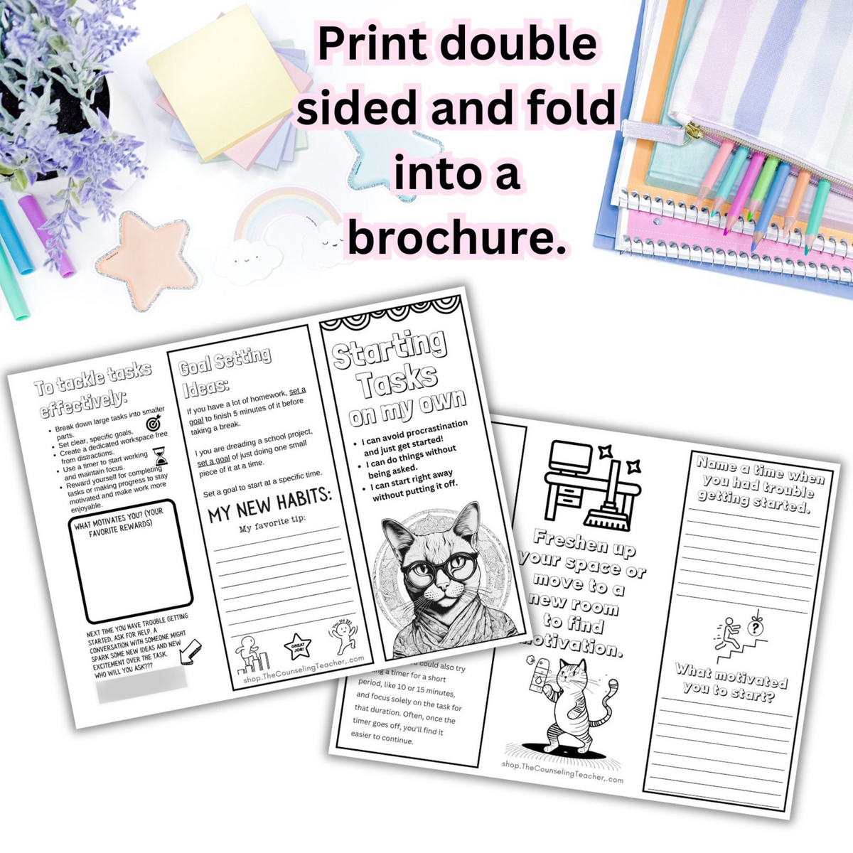 Executive Functioning Brochures 3rd - 5th grades – The Counseling ...