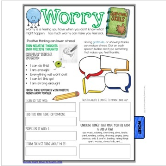 Digital Social Emotional Flipbook Bundle Grades 2-12 – The Counseling ...