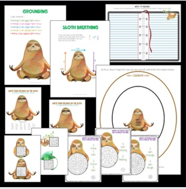 Calm Down Corner Variety Kit with 7 themes – The Counseling Teacher Brandy