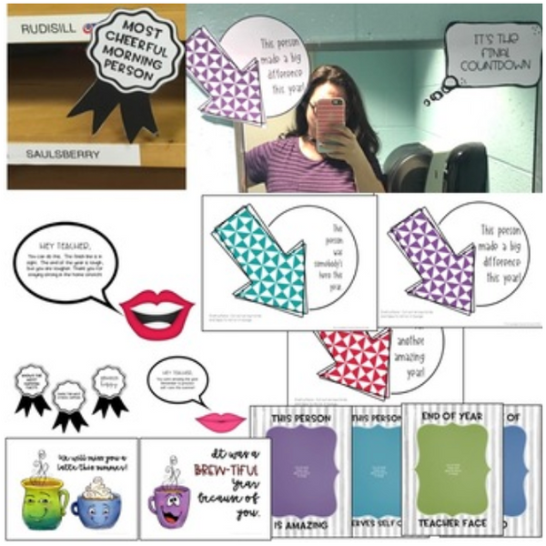 Faculty and Staff Morale Printables to spread positivity and humor ...