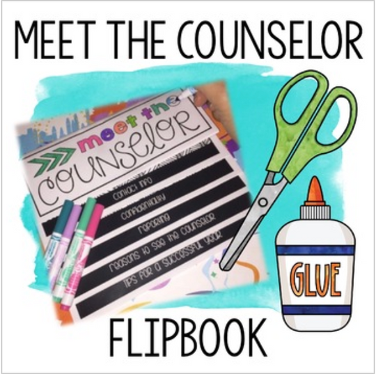 Meet the Counselor Flip Book (upper elementary and middle school) – The ...