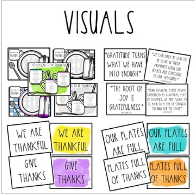 Gratitude Craft, Journal & Bulletin Board – The Counseling Teacher Brandy