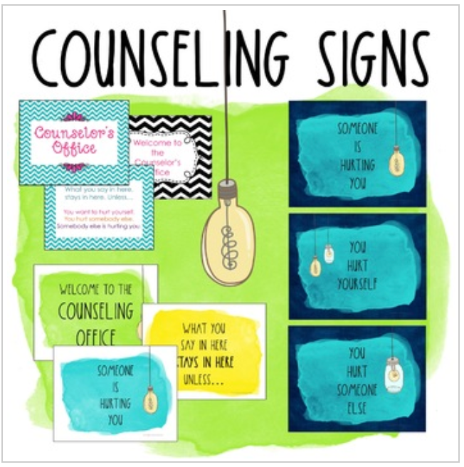 School Counselor Confidentiality and Welcome Signs – The Counseling ...