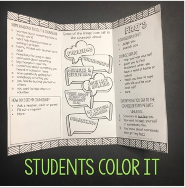 Meet the School Counselor Brochure for Students – The Counseling ...