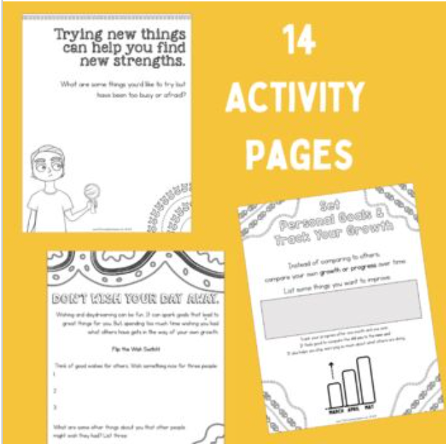 Self Confidence Building Workbook for Kids – The Counseling Teacher Brandy