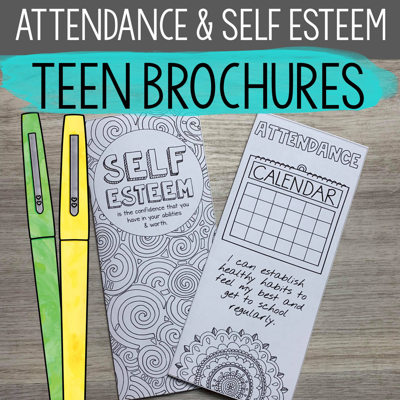 Social Emotional Support Brochures For Teen Students – The Counseling ...