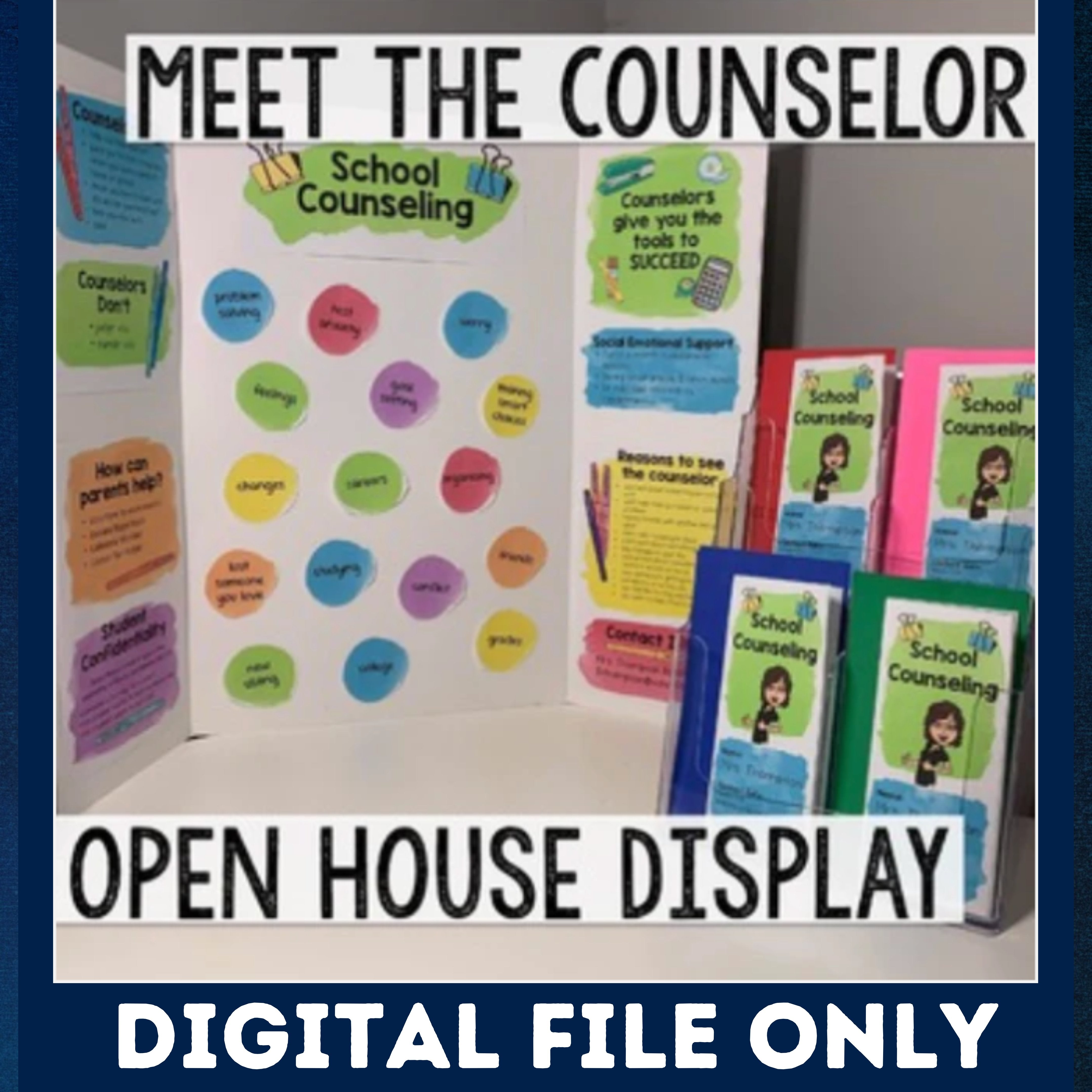 Meet the Counselor Brochure and Open House Kit – The Counseling Teacher ...